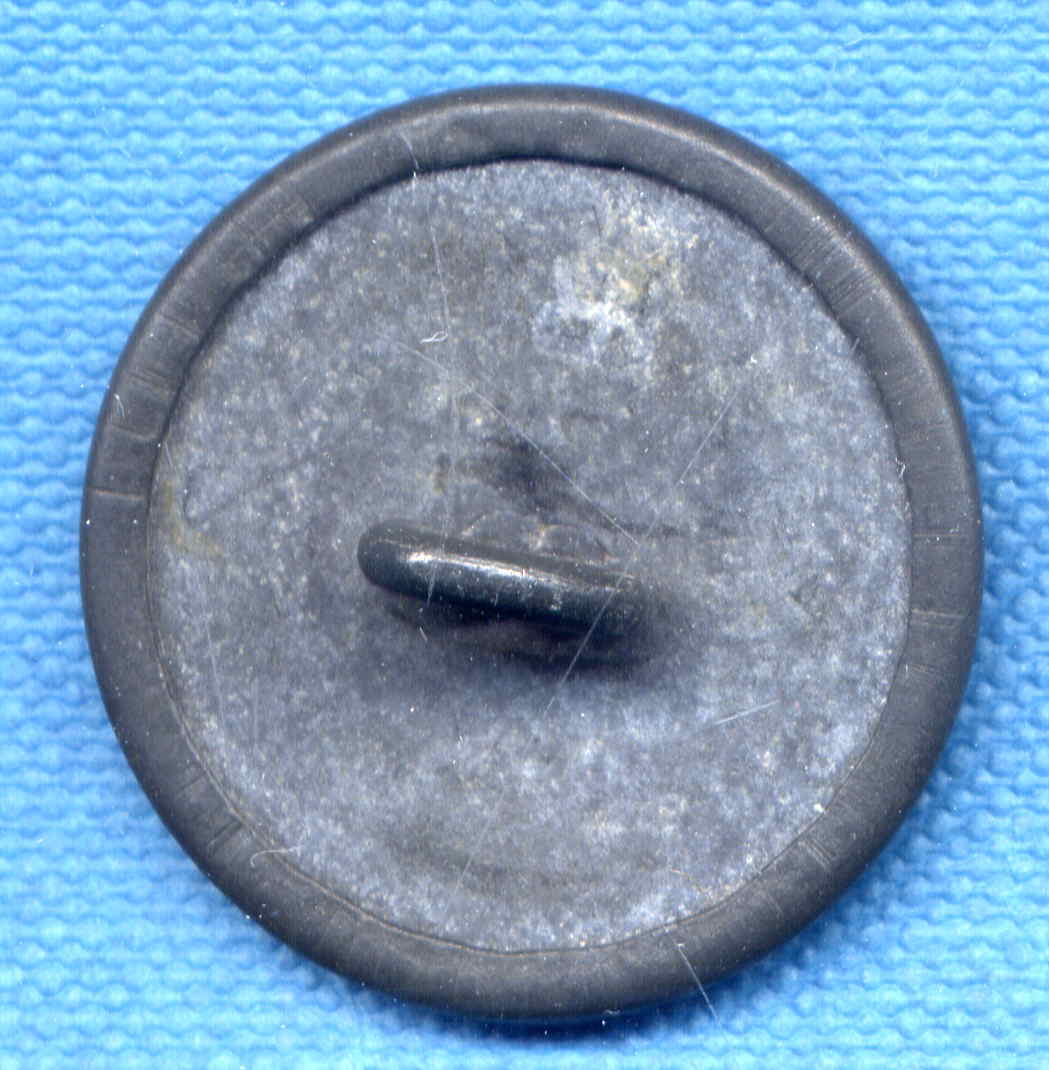 Uniformknopf, Preussen, gewoelpt, Metall, feldgrau, um 1900 ...